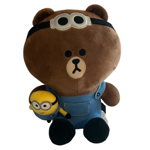 line friends | Toys | Line Friends Brown With Minion | Poshmark